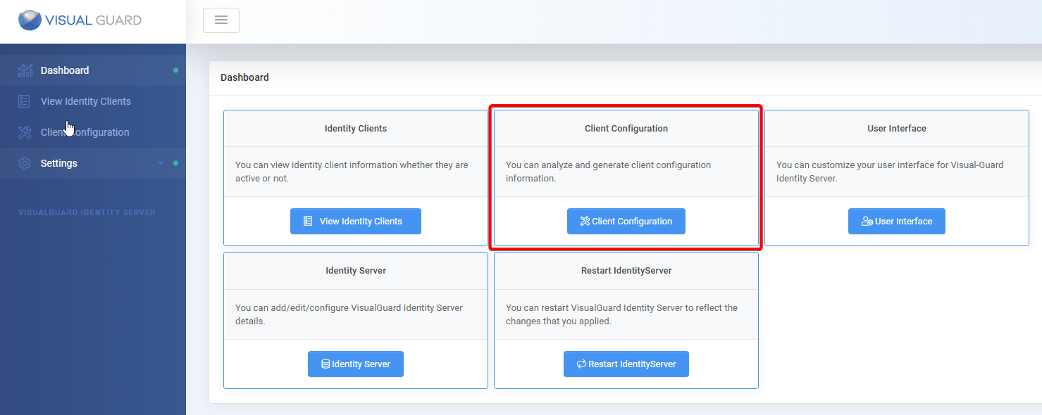 Configure Private Connection for your application – Visual Guard