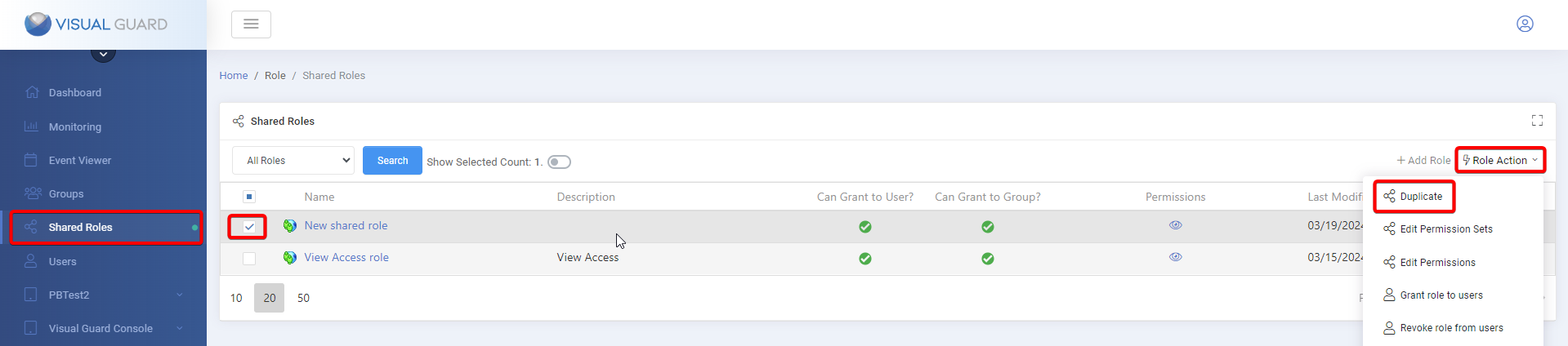 Duplicate – Visual Guard