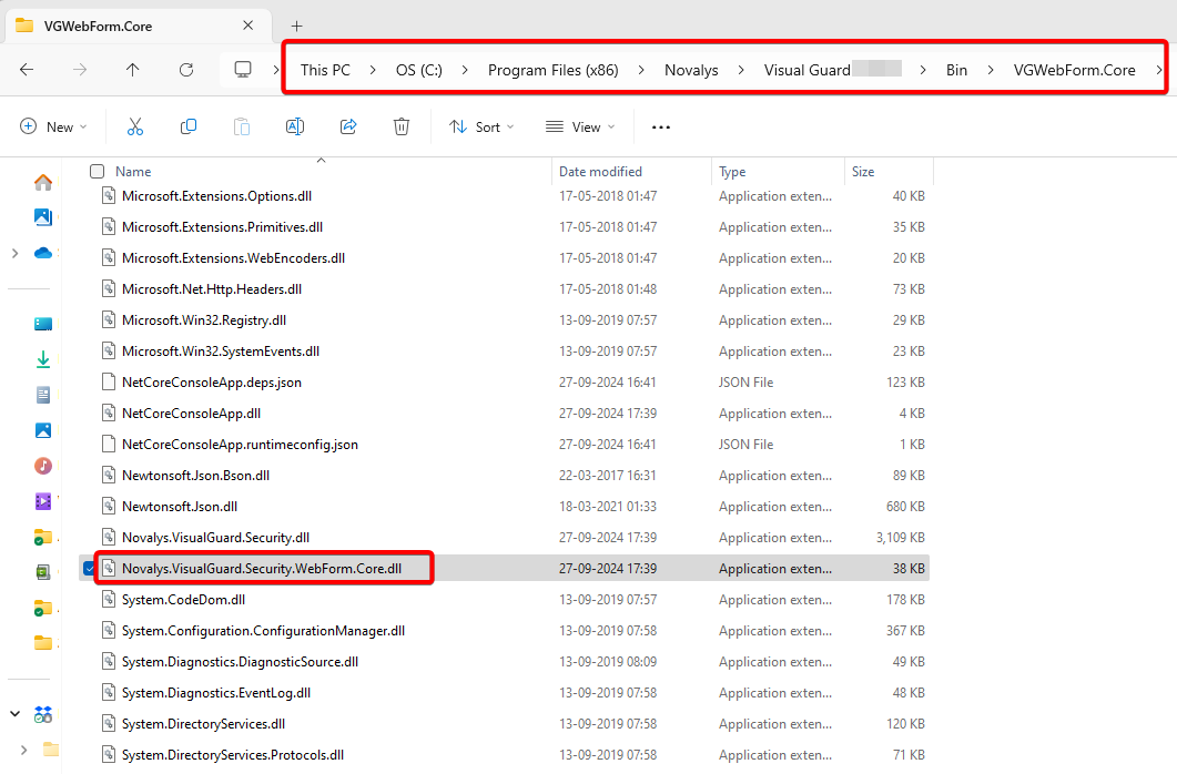 How to integrate in .Net Core Web ? – Visual Guard