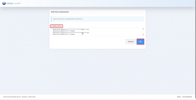 Multifactor Authentication (MFA) – Visual Guard
