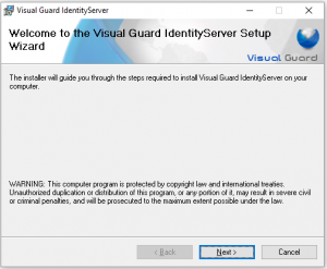Installation setup - Visual-Guard
