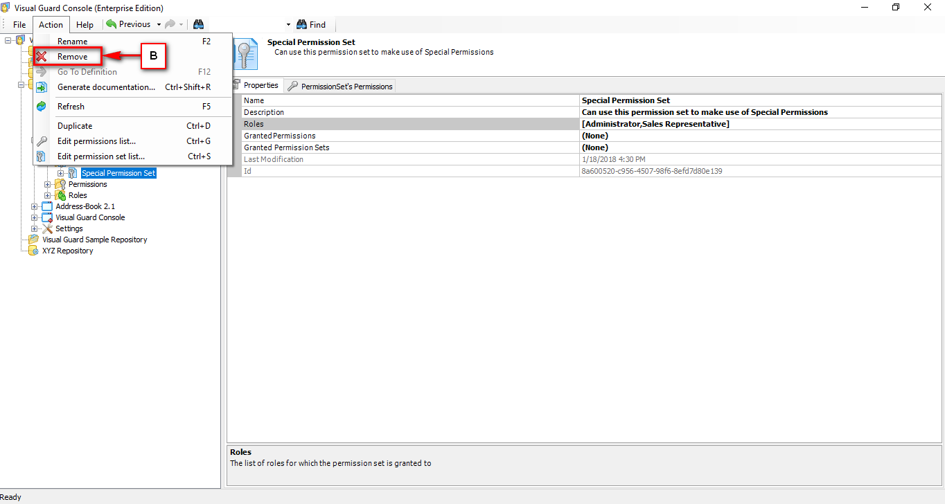 Remove – Visual Guard