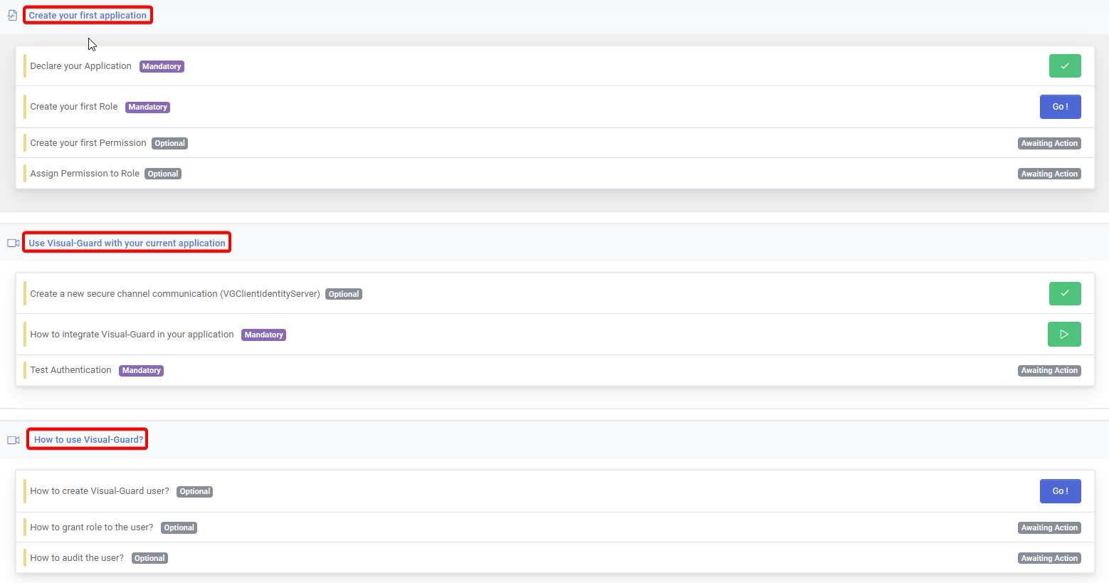 WebConsole – Visual-Guard