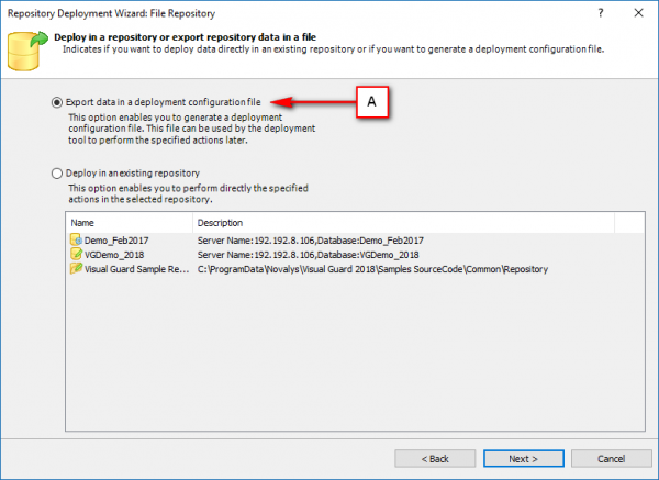 Via a Configuration File – Visual Guard