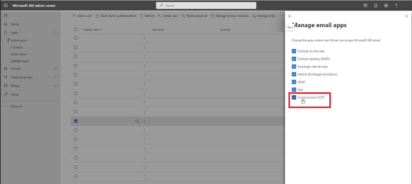 Settings – Visual Guard
