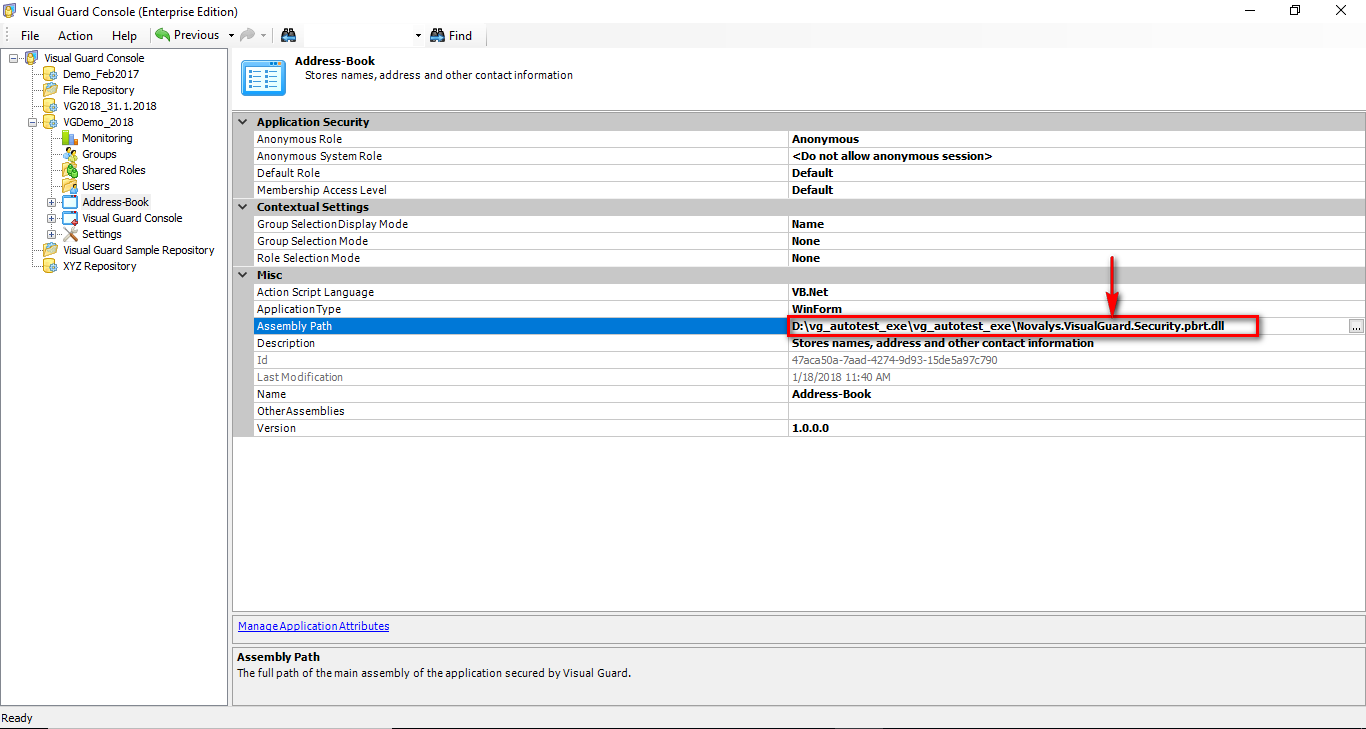 Assembly Path – Visual Guard