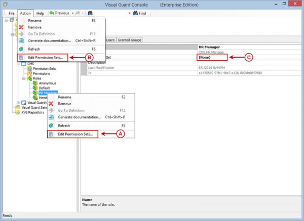 Modify Permission Set – Visual Guard