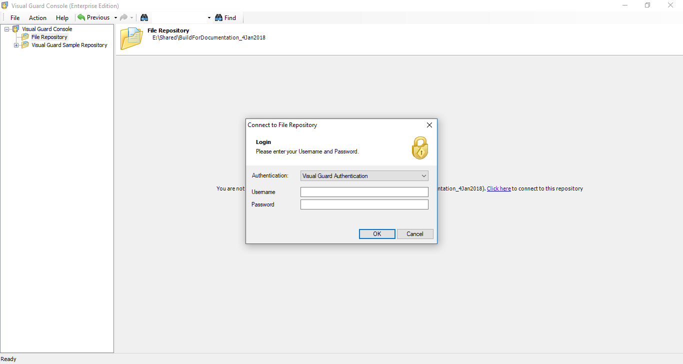 [Archive] Add an Existing Repository (File system) – Visual Guard