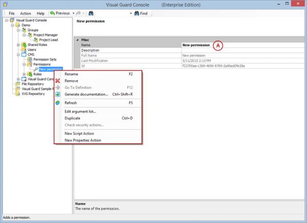 Restricted Developer – Visual Guard