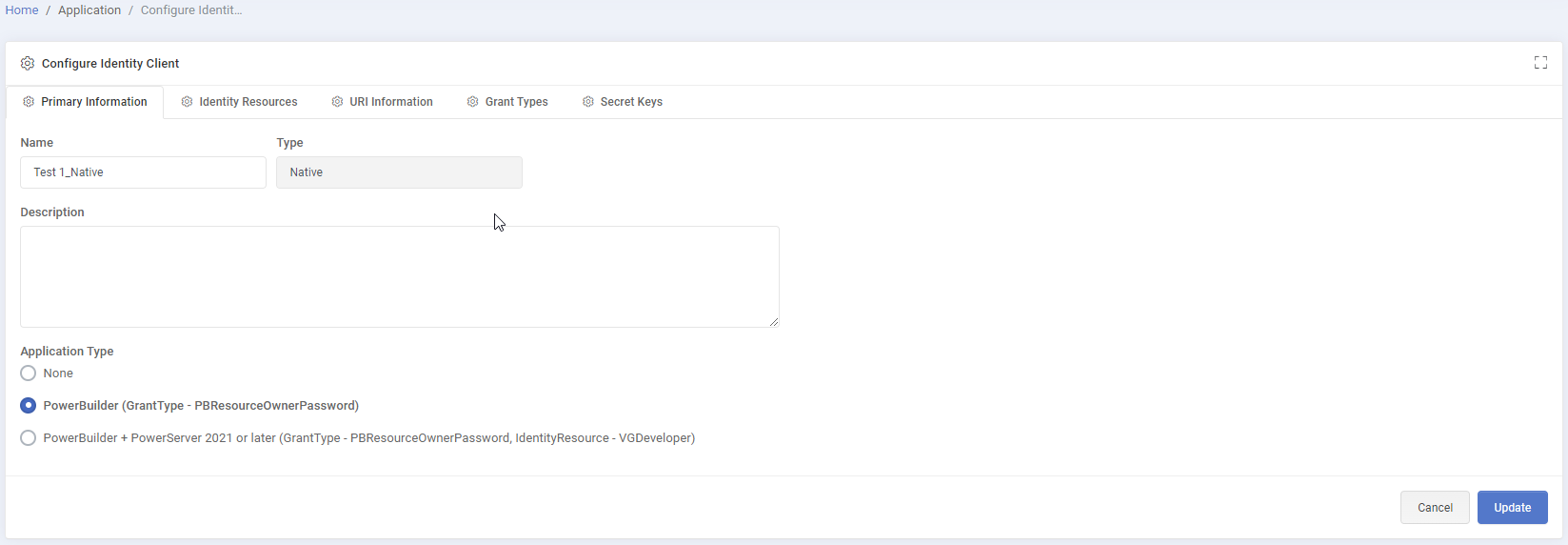 New Application – Visual Guard