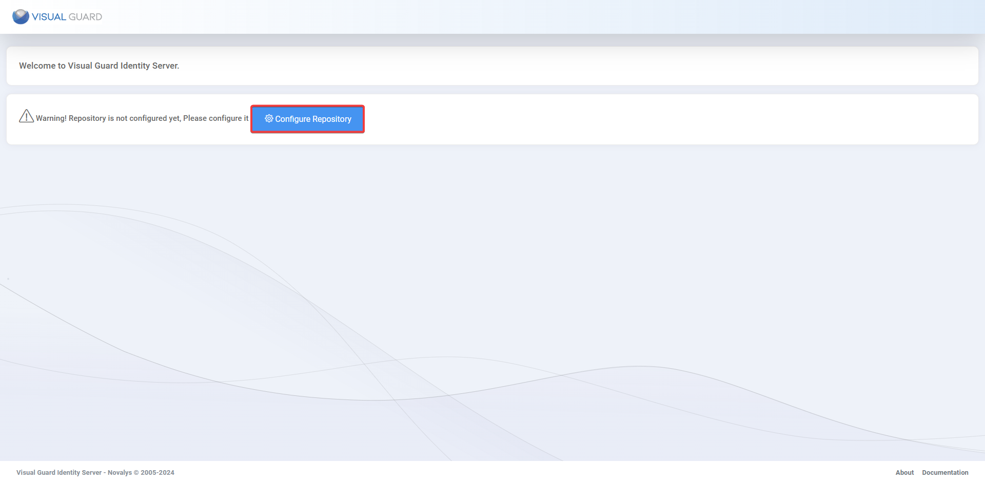 Repository configuration – Visual Guard