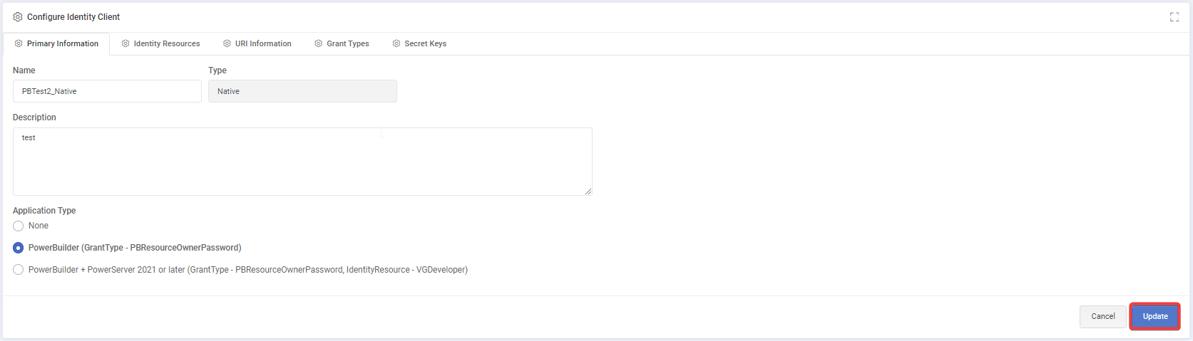 Identity Client – Visual Guard
