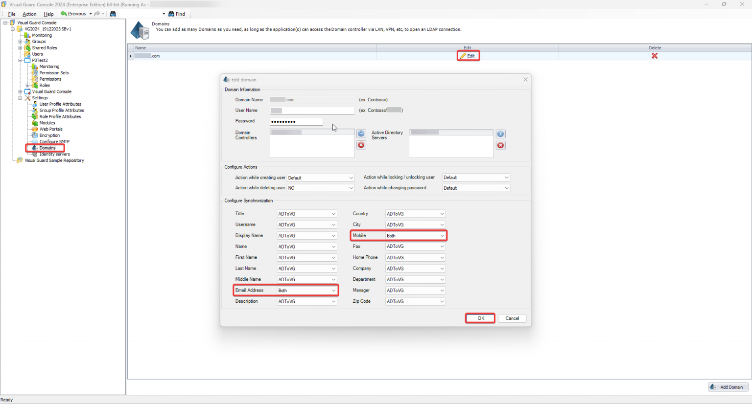 Configure MFA with Active Directory – Visual Guard