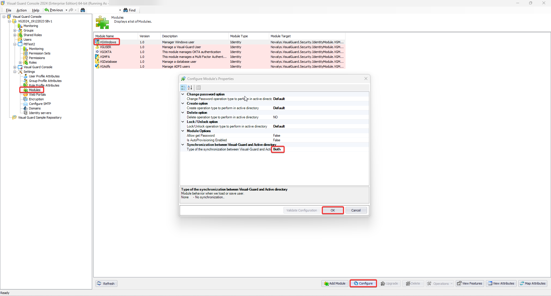 Configure MFA with Active Directory – Visual Guard