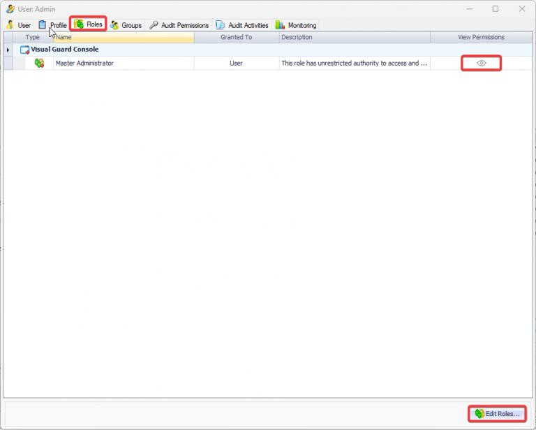 Roles – Visual-Guard