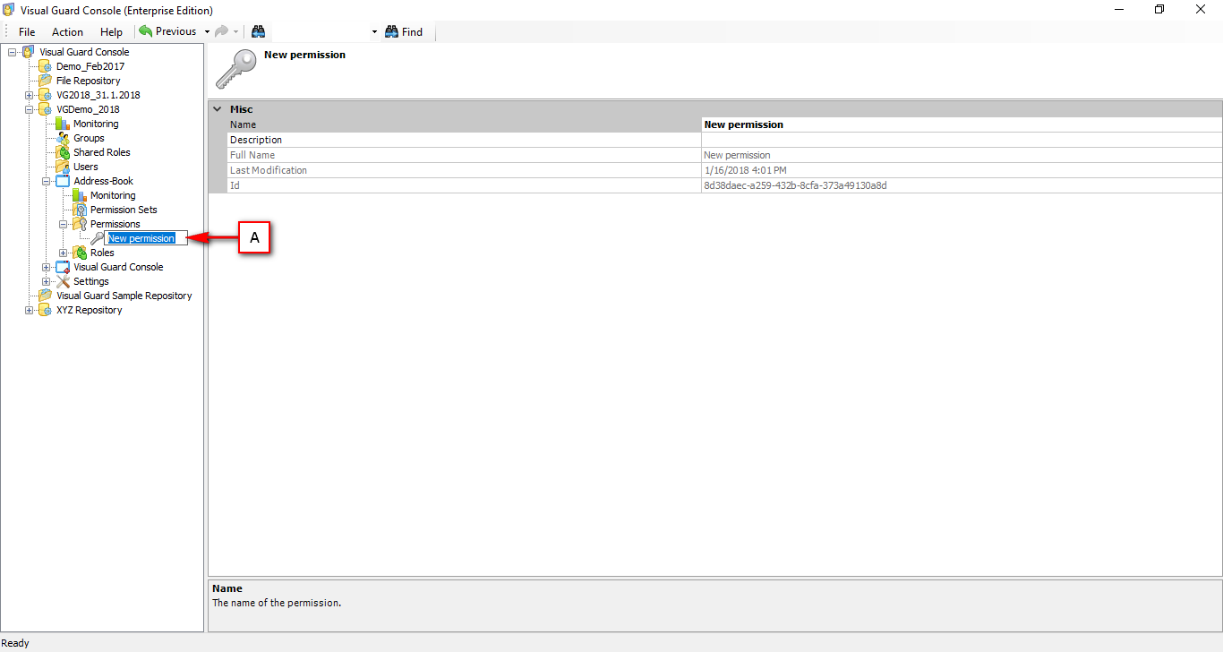 Manage Permission – Visual Guard
