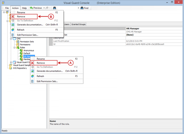 Remove Role – Visual Guard