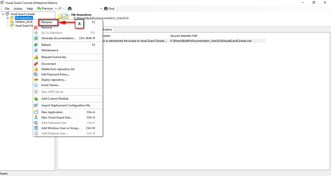 Rename Repository – Visual Guard