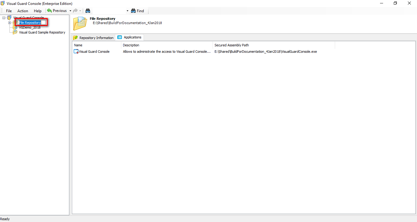 Rename Repository – Visual Guard