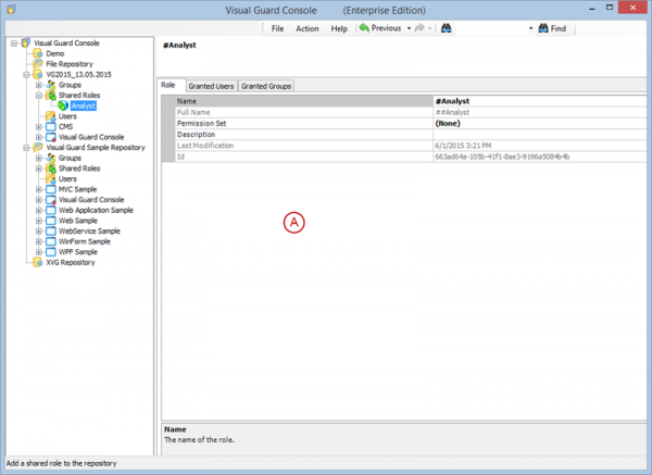 Role Details – Visual Guard