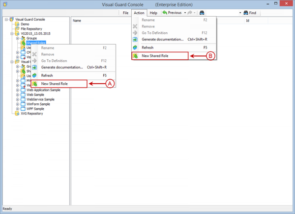 New Shared Role – Visual Guard